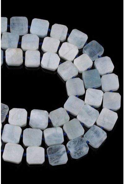 Dünya Doğal Taş 16X16 mm Akuamarin Taşı Dizi - DZ3887 Dünya Doğal Taş 16X16 mm Akuamarin Taşı Dizi - DZ3887