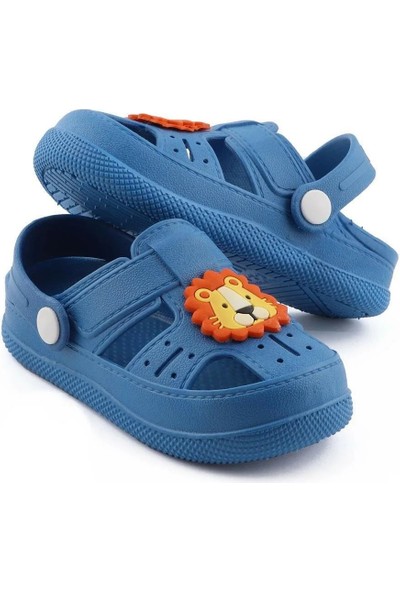 Daye BK1001 Kaydırmaz Aslan Desenli Çocuk Sandalet Terlik