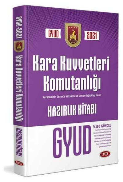 Data Yayınları 2021 Kara Kuvvetleri Komutanlığı GYud Hazırlık Kitabı Data Yayınları 2021 Kara Kuvvetleri Komutanlığı GYud Hazırlık Kitabı