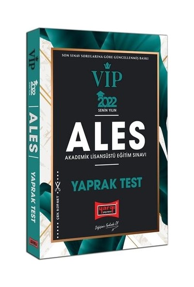 Yargı Yayınevi ALES 2022 VIP Yaprak Test