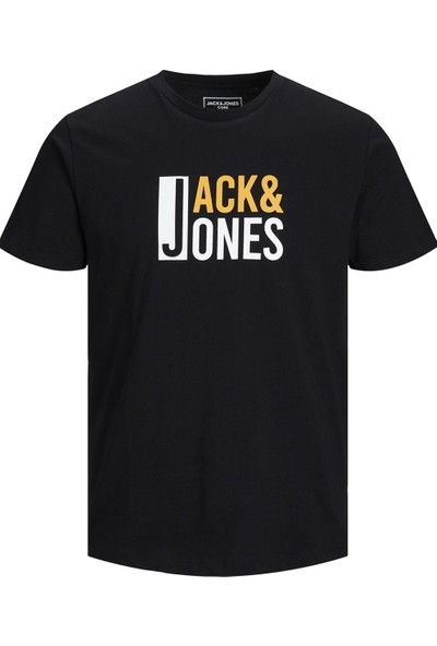 Jack & Jones Erkek Black/Golden Ora T-Shirt