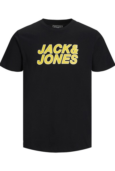 Jack & Jones Erkek Siyah T-Shirt