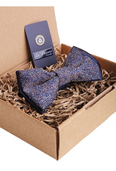 Kravatkolik Lacivert Kum Desen Papyon P981