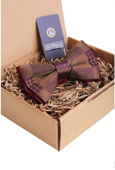 Kravatkolik Çok Renkli Motif Desen Papyon P920