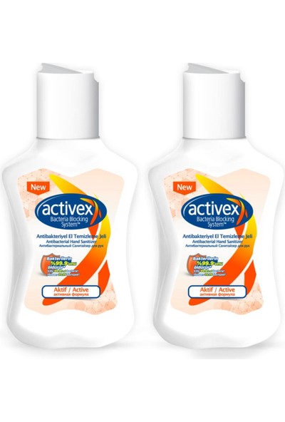 Activex Antibakteriyel El Temizleme Jeli Aktif 2 x 100 ml