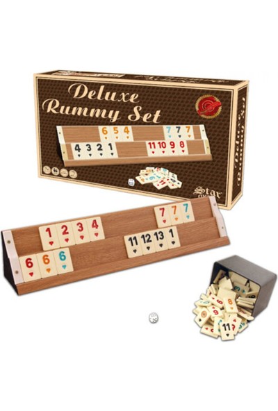Star Deluxe Ahşap Okey Takımı Star Deluxe Ahşap Okey Takımı