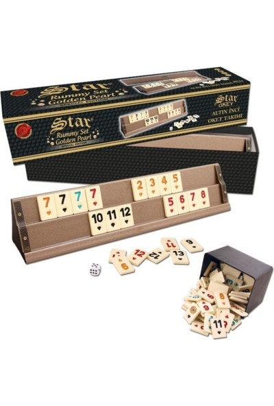 Star Altın Inci Okey Takımı