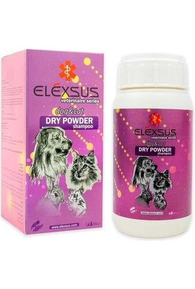 Elexsus Kedi ve Köpek Kuru Toz Şampuan 200 G