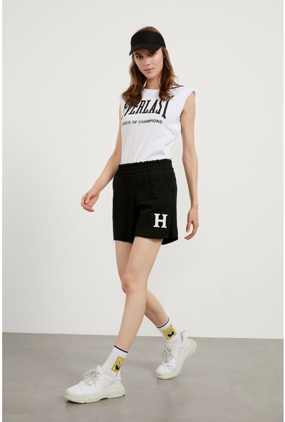 Armalife H Aplikeli Cepli Mini Şort Armalife H Aplikeli Cepli Mini Şort