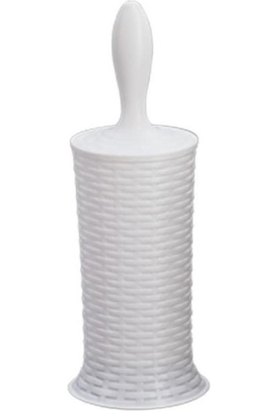 Omnipazar Örgü Desen Wc Tuvalet Fırçası Plastik