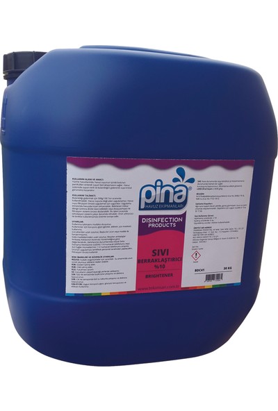 Pina Havuz Parlatıcı & Berraklaştırıcı (20KG) Havuz Kimyasalı