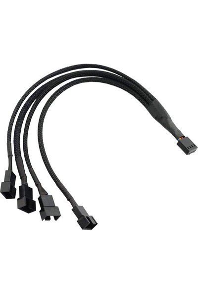 KEEPRO 4 Pin Fan Çoklayıcı Kablosu 4P Dişi 3X3 Pin Erkek+1X4 Pin Erkek KEEPRO 4 Pin Fan Çoklayıcı Kablosu 4P Dişi 3X3 Pin Erkek+1X4 Pin Erkek