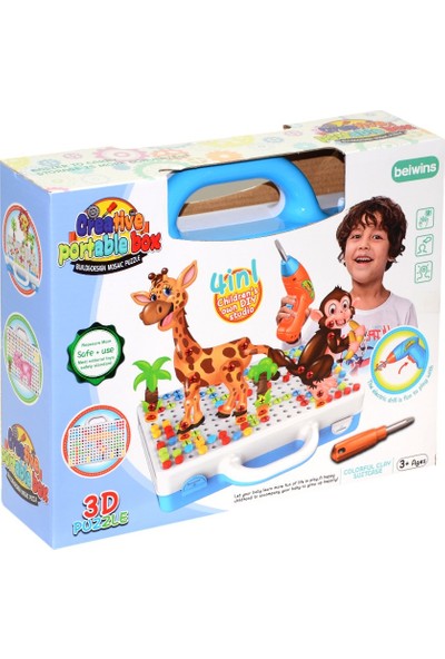 Birlik Toys 198 10B YB277839 3D Matkaplı Creative Puzzle