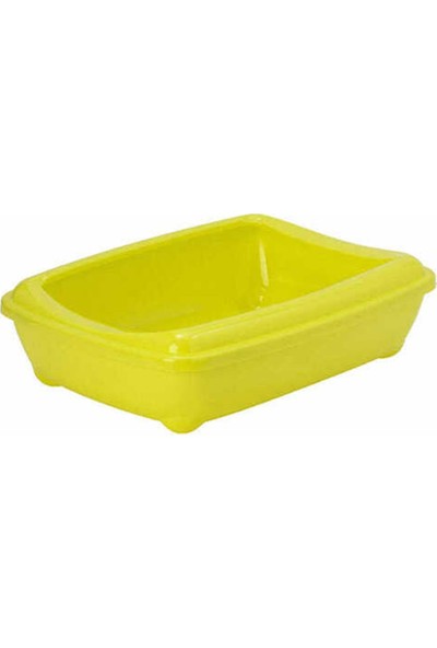 Moderna Aristo Kedi Tuvalet Kabı Ringli Büyük 50 cm Sarı Moderna Aristo Kedi Tuvalet Kabı Ringli Büyük 50 cm Sarı