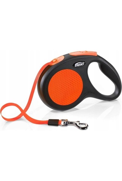 Flexi Turuncu Neon Otomatik Şerit Tasma Small 5 mt 25 kg Flexi Turuncu Neon Otomatik Şerit Tasma Small 5 mt 25 kg