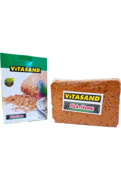 Vitasand Pickstone Güvercin Pastası (Ödül Yemi) 700GR Vitasand Pickstone Güvercin Pastası (Ödül Yemi) 700GR
