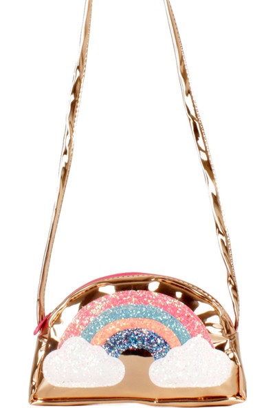 Luwwe Bag's Kız Çocuk Yumuşak Hologram Gökkuşaklı Omuz Çantası (30531)