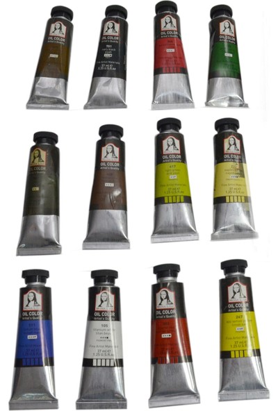 Südor Monalisa Yağlı Boya 12 Renk Südor Monalisa Yağlı Boya 12 Renk