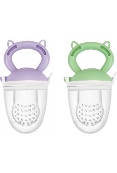 Hanymish Meyve Süzgeci X2 Adet - Mor ve Yeşil