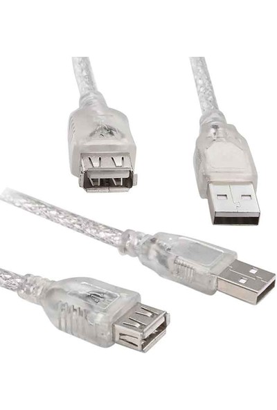 Angel Of Life S-Lınk SL-AF2010 USB 2.0 Şeffaf USB Uzatma Kablosu 10 Metre