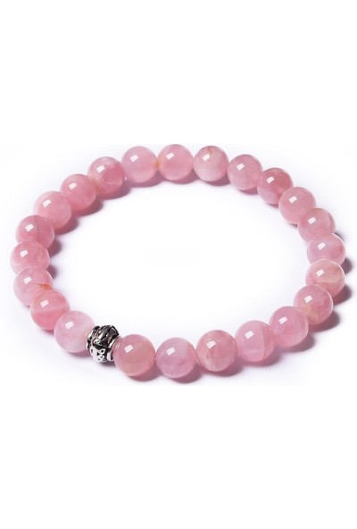 Yakkos Pembe Kuars Taşı Bileklik