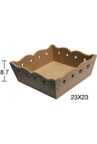 Ustalar Hobi Kare Delikli Ekmek Sepeti