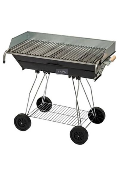 Yapıcıoğlu 35X60 Lama Izgaralı Kömürlü Barbekü Mangal 1030 Bbq Katlanır Portatif