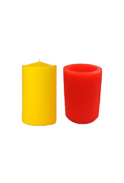 Kimyacınız Silindir Silikon Mum Kalıbı M-26