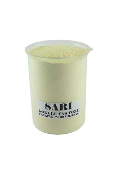 Kimyacınız Kokulu Taş Tozu - Heykel Alçı Tozu - Sarı 1 kg Kimyacınız Kokulu Taş Tozu - Heykel Alçı Tozu - Sarı 1 kg