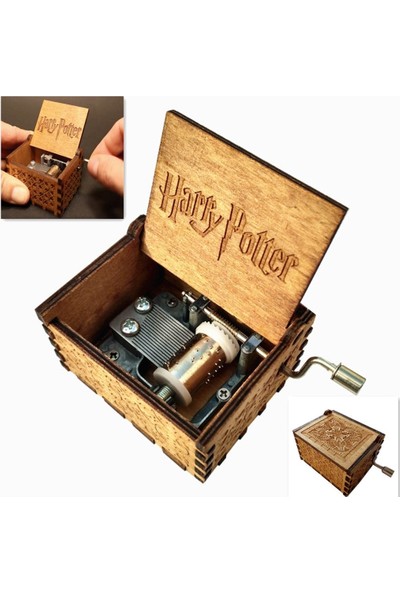 Hediye Deposu Harry Potter Ahşap Müzik Kutusu El Yapımı - Music Box Hediye Deposu Harry Potter Ahşap Müzik Kutusu El Yapımı - Music Box