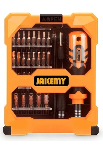 Jakemy JM-8160 Taşınabilir 33 Parça Çok Fonksiyonlu Hassas Tornavida Seti Jakemy JM-8160 Taşınabilir 33 Parça Çok Fonksiyonlu Hassas Tornavida Seti