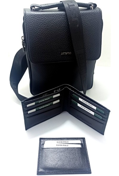 Erkek Postacı Çanta Cüzdan Takımı