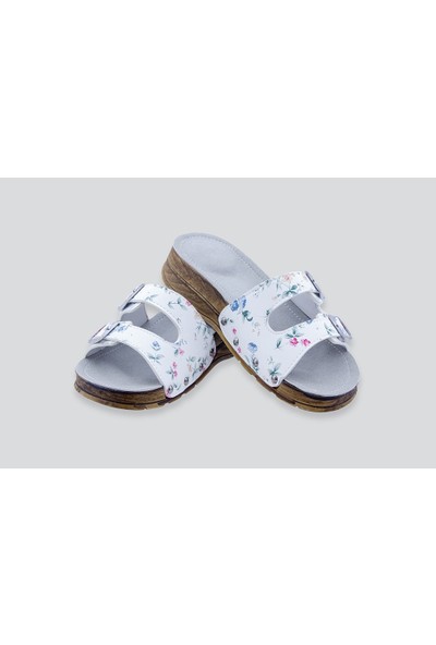 summer Terlik Epin ve Ark Destekli Çiçek Desenli summer Terlik Epin ve Ark Destekli Çiçek Desenli