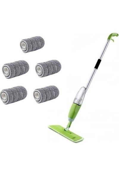 Scratch Anet Flora Sprey Mop Temizlik Seti Spray Mop 5 Microfiber Bezli Scratch Anet Flora Sprey Mop Temizlik Seti Spray Mop 5 Microfiber Bezli