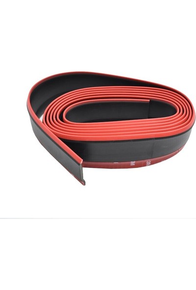 Şnt Garage Kia Cerato Ön Tampon Altı Kauçuk Kırmızı Çizgili Siyah Ez Lip