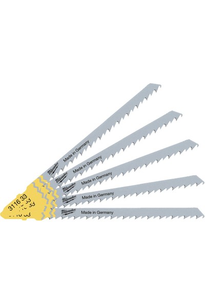Milwaukee 4932311633 Dekupaj Uç Ahşap T344D 105 mm 5 Li Pkt Milwaukee 4932311633 Dekupaj Uç Ahşap T344D 105 mm 5 Li Pkt