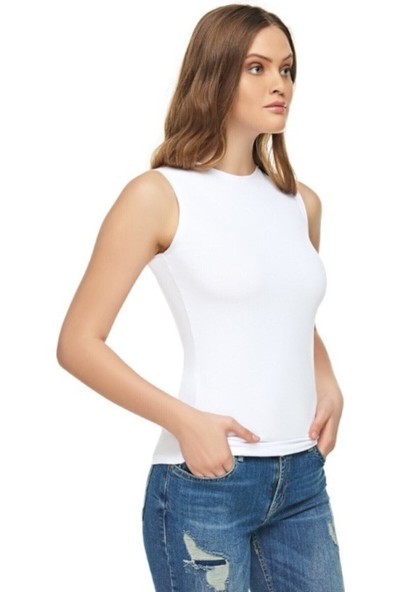 Efsun Tutku Kadın Elit Elastan Sıfır Kol Atlet