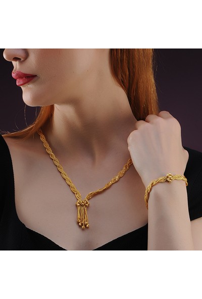 Dia Takı Elişi Aram-I Dil Ikili Set