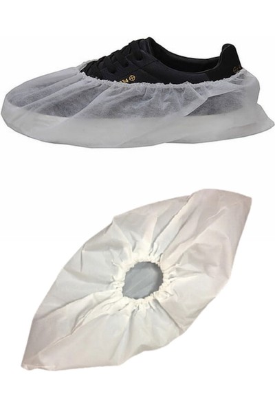 Organik Sanat Yıkanabilir Beyaz Tela Galoş 1000 Adet Nonwoven Spunbond
