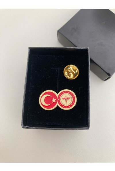 Bindalhediyelik Türk Bayrağı-T.c. Sağlık Bakanlığı Pirinç Yaka Rozeti Bindalhediyelik Türk Bayrağı-T.c. Sağlık Bakanlığı Pirinç Yaka Rozeti