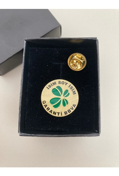 Bindalhediyelik Kişiye Özel- Garanti Bbva Bankası- Pirinç Yaka Rozeti