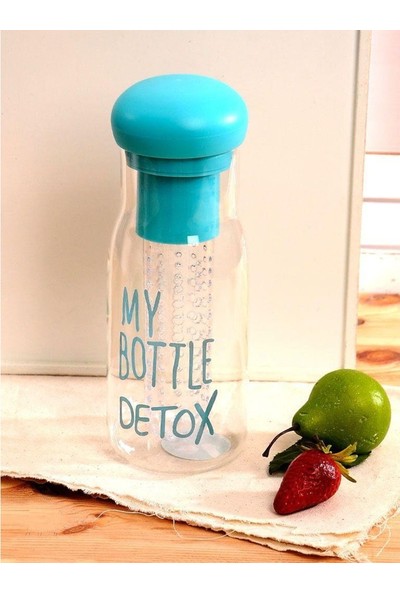 My Bottle Detox 700ML Borosilikat Cam Matara Filtreli Detoks Şişe My Bottle Detox 700ML Borosilikat Cam Matara Filtreli Detoks Şişe