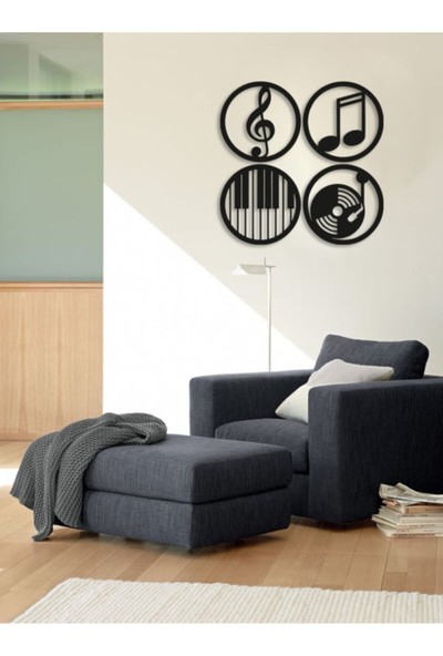 Müzik Nota Ahşap Mdf Dekoratif Tablo Müzik Nota Ahşap Mdf Dekoratif Tablo