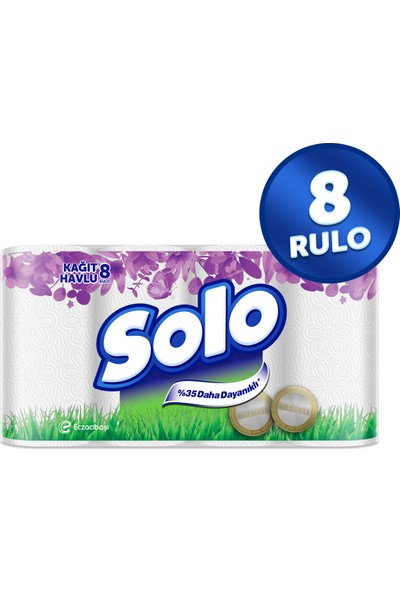 Solo Akıllı Seçim Kağıt Havlu 8'li Solo Akıllı Seçim Kağıt Havlu 8'li
