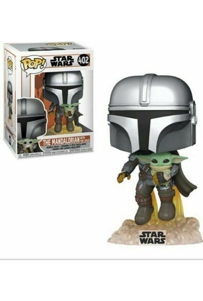 Funko Pop Figür - Star Wars: The Mandalorian- Mando Flying W/jet Funko Pop Figür - Star Wars: The Mandalorian- Mando Flying W/jet