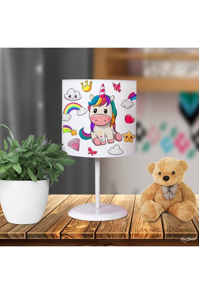 Rivaİstanbul Oturan Pony Çocuk Odası Abajur