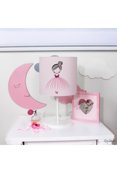 Rivaİstanbul Çiçek Kız Çocuk Odası Abajur