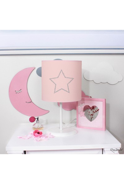 Rivaİstanbul Gümüş Yıldız Çocuk Odası Abajur