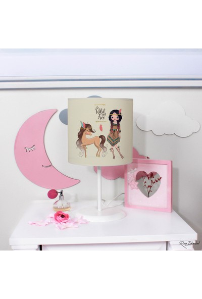 Rivaİstanbul Kızıl Derili Dostum Çocuk Odası Abajur