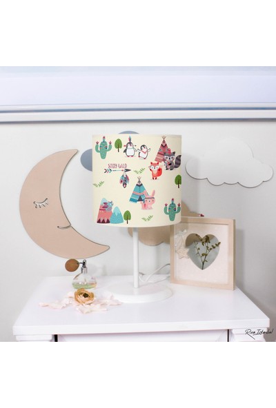 Rivaİstanbul Stay Wild Çocuk Odası Abajur